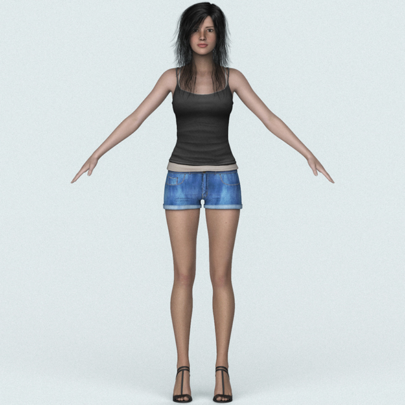 Sexy Girl 3d Models 3docean 7583